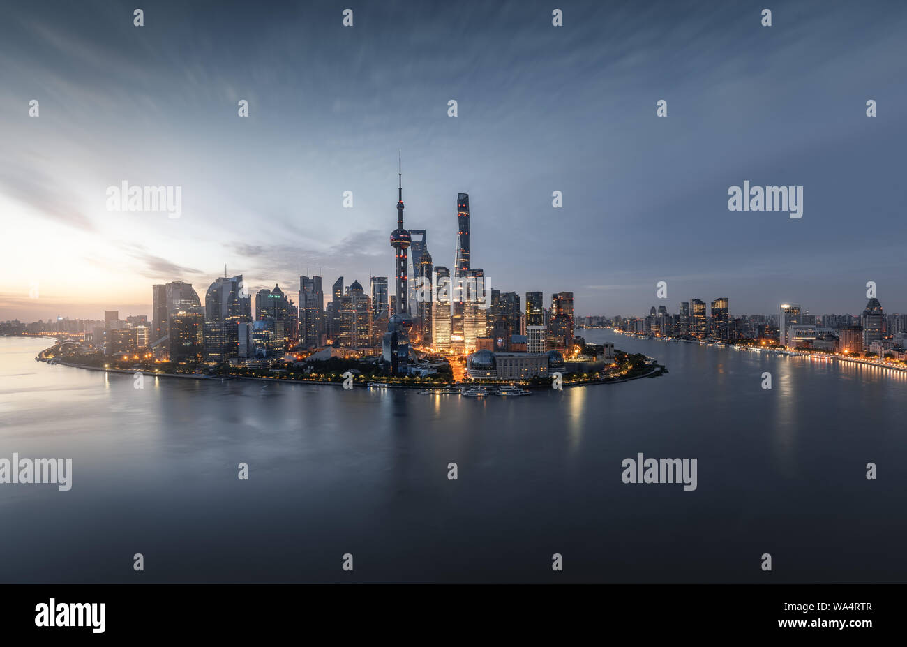 Shanghai in the morning Stock Photo - Alamy