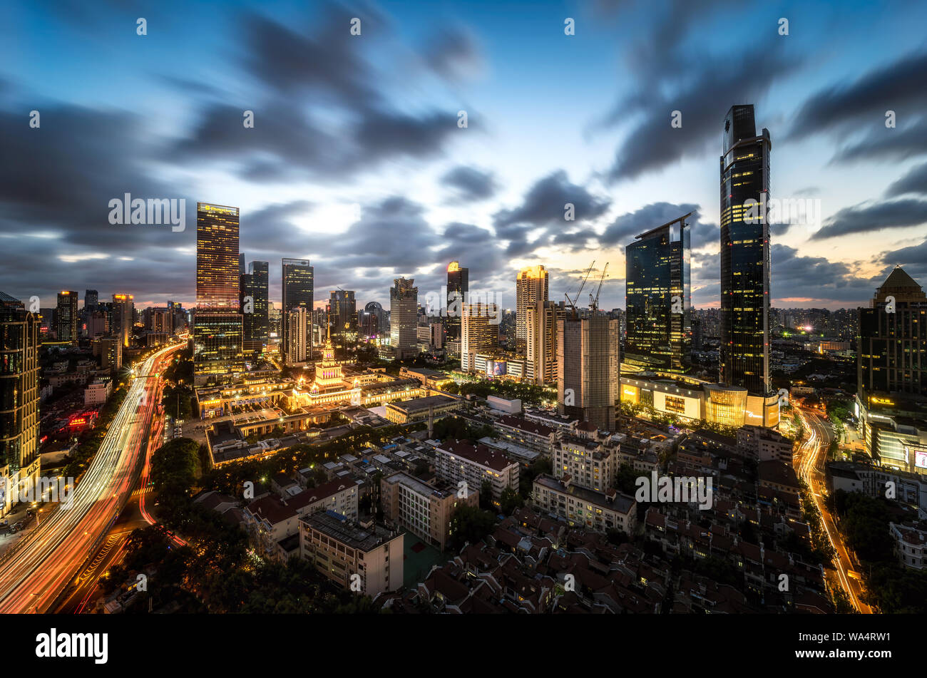 The city center Stock Photo - Alamy
