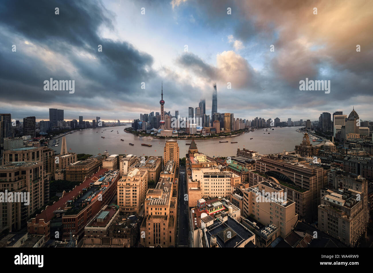 Shanghai city roads hi-res stock photography and images - Alamy