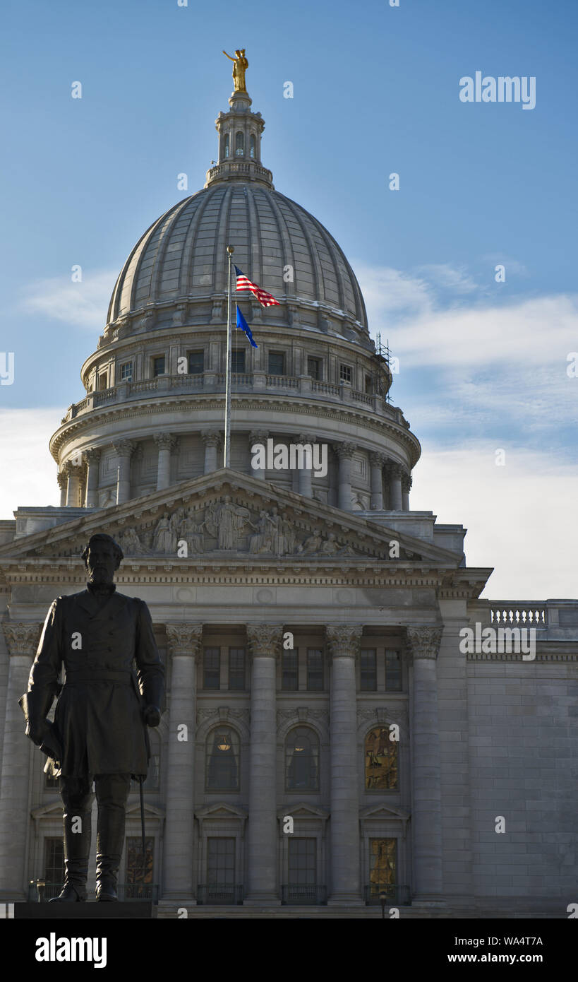 Wisconsin government building Stock Photo - Alamy