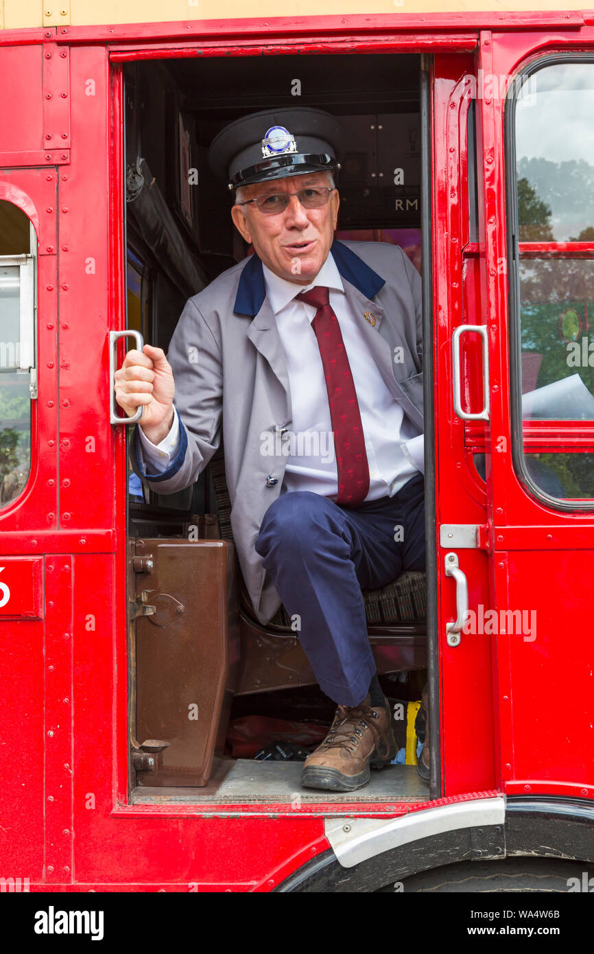 Old bus driver hi-res stock photography and images - Alamy