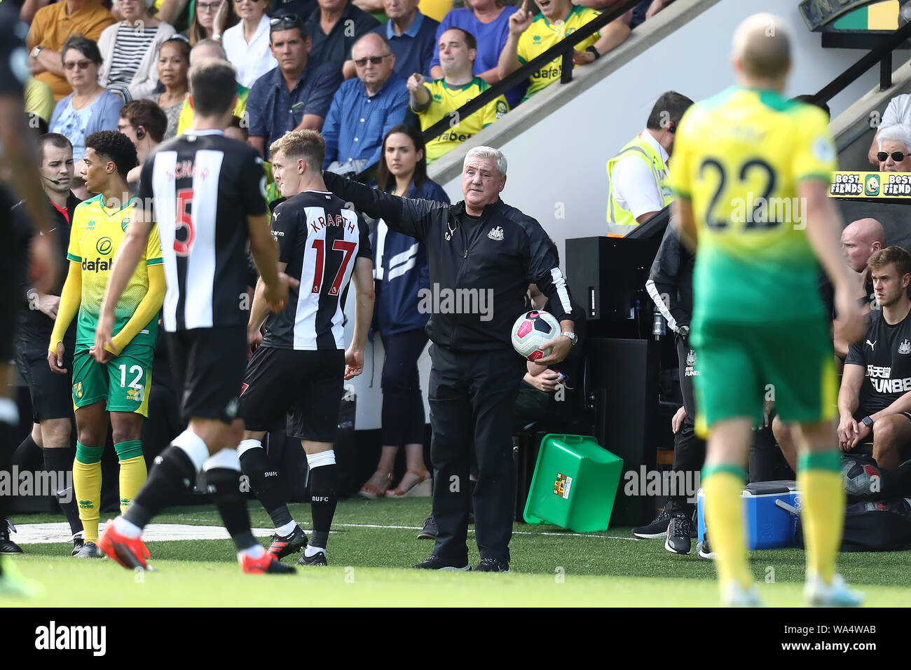 Norwich, Norfolk, UK. 17th Aug, 2019. Carrow Road, Norwich, Norfolk ...