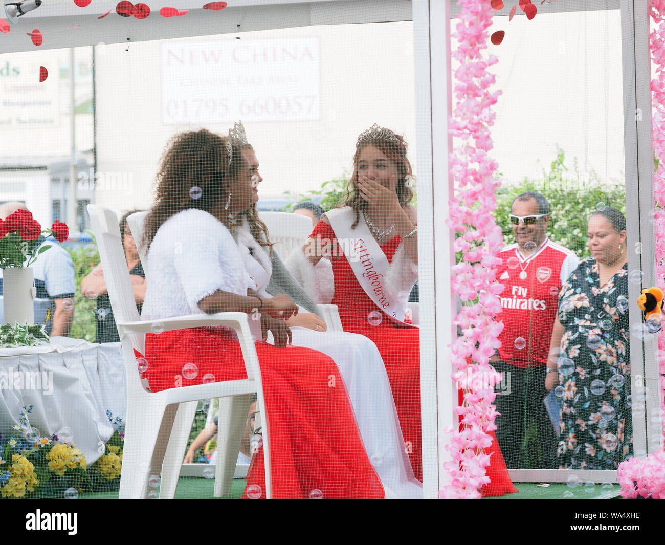 Sheerness, Kent, UK. 17th August, 2019. Thousands of people lined the ...