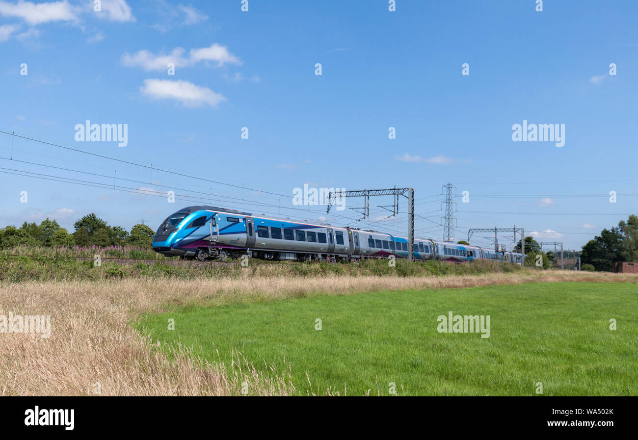 First Transpennine Express CAF class 397 electric train on a test ...