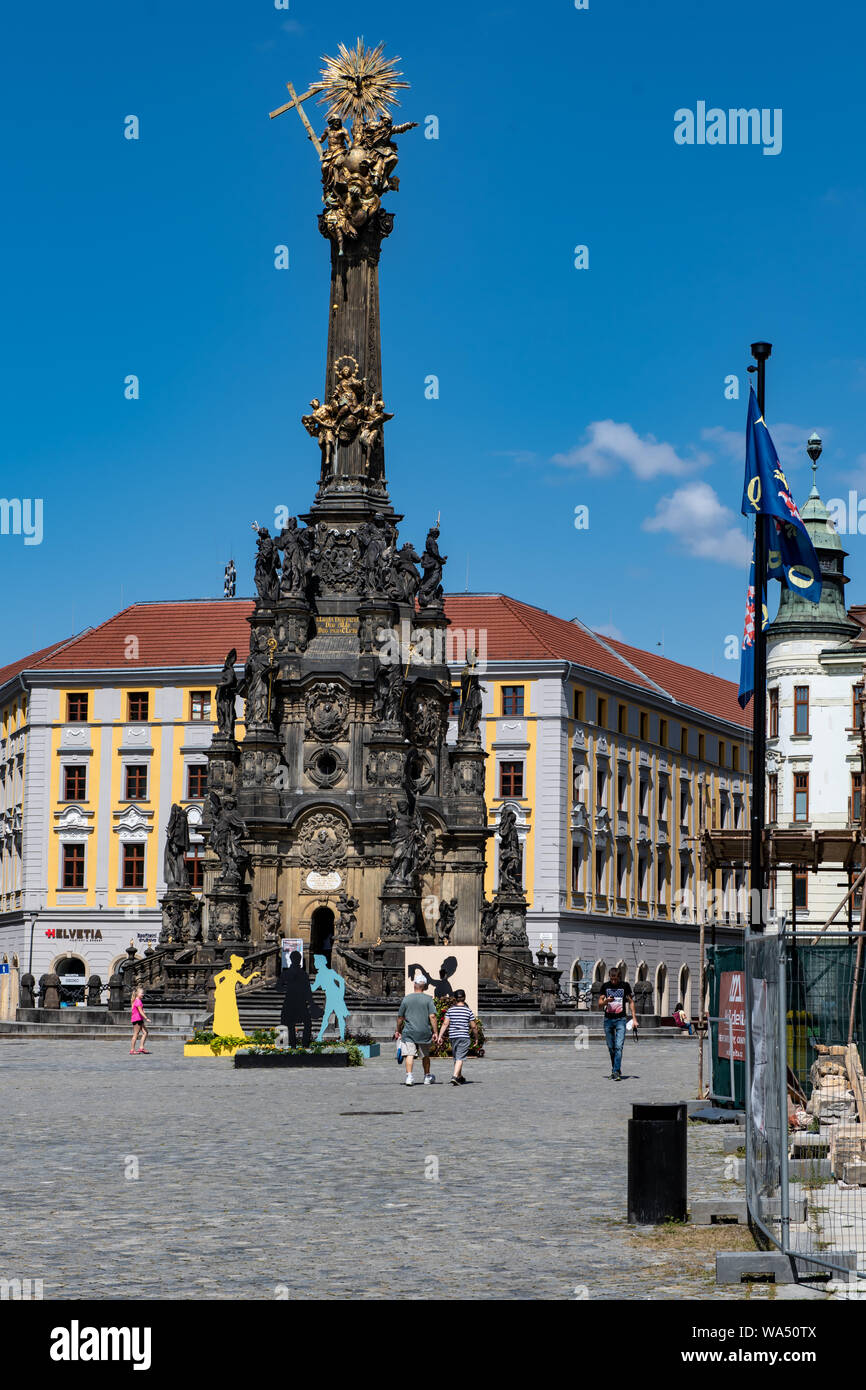 Column of Holy Trinity in Olomouc, Czech Republic is a UNESCO World ...
