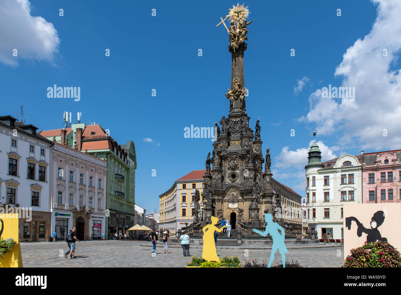 Column of Holy Trinity in Olomouc, Czech Republic is a UNESCO World ...