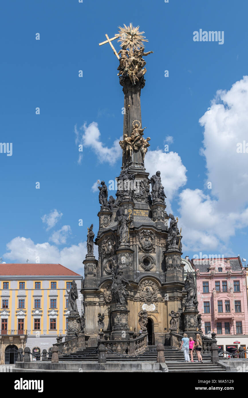 Column of Holy Trinity in Olomouc, Czech Republic is a UNESCO World ...