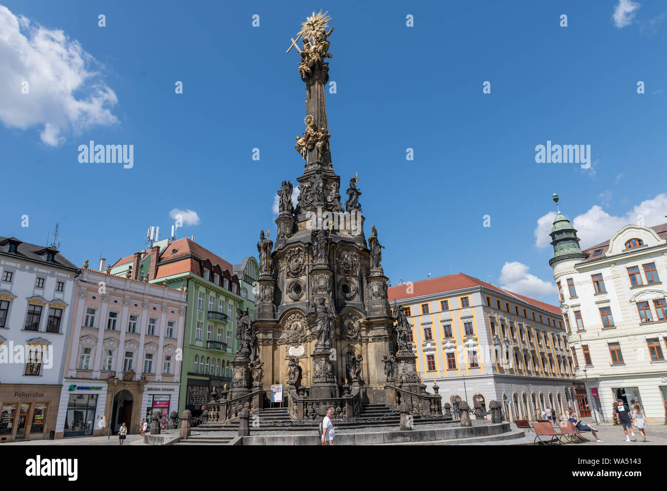Column of Holy Trinity in Olomouc, Czech Republic is a UNESCO World ...