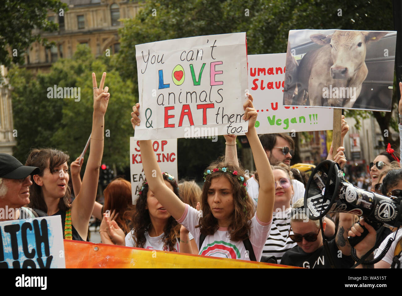 March to end animal agriculture hi-res stock photography and images - Alamy