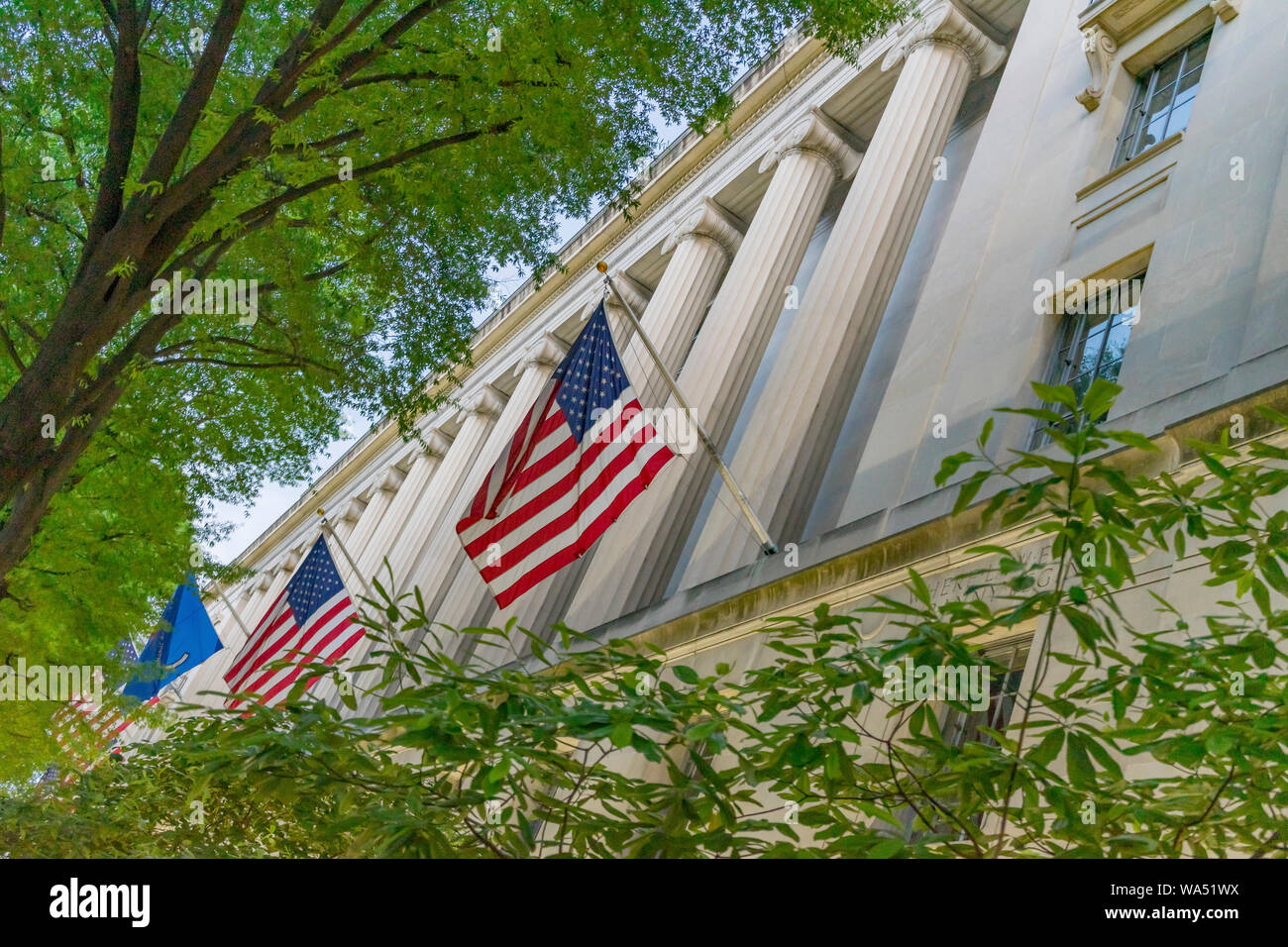 Facade Flags Robert F Kennedy Justice Department Building Pennsylvania ...
