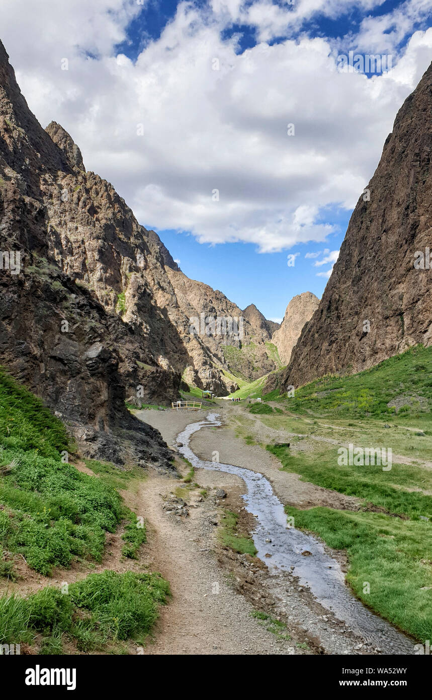 Yol Valley at the Gobi Desert, Mongolia Stock Photo - Alamy