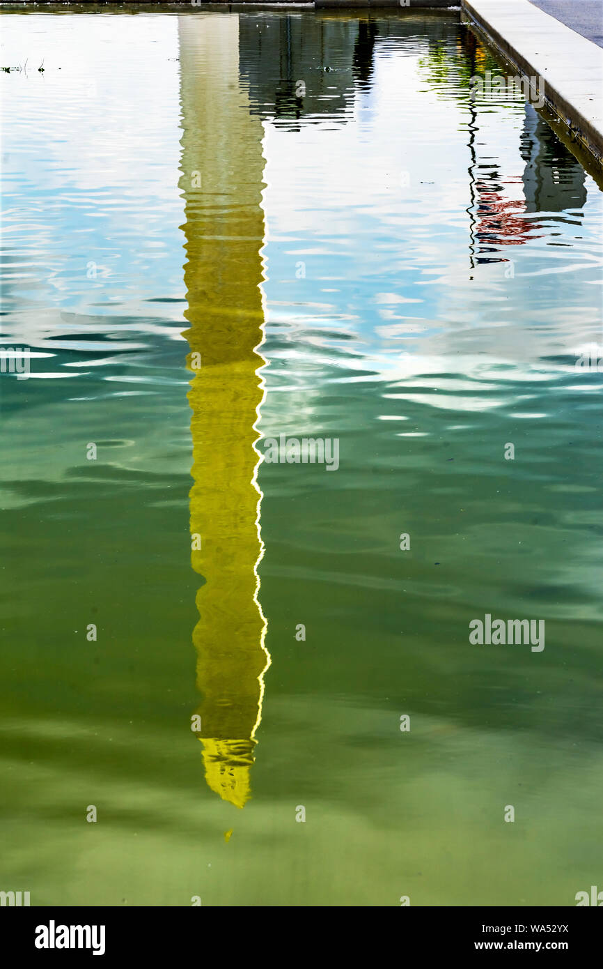 Washington Monument Reflecting Pool Reflection Abraham Lincoln Memorial ...