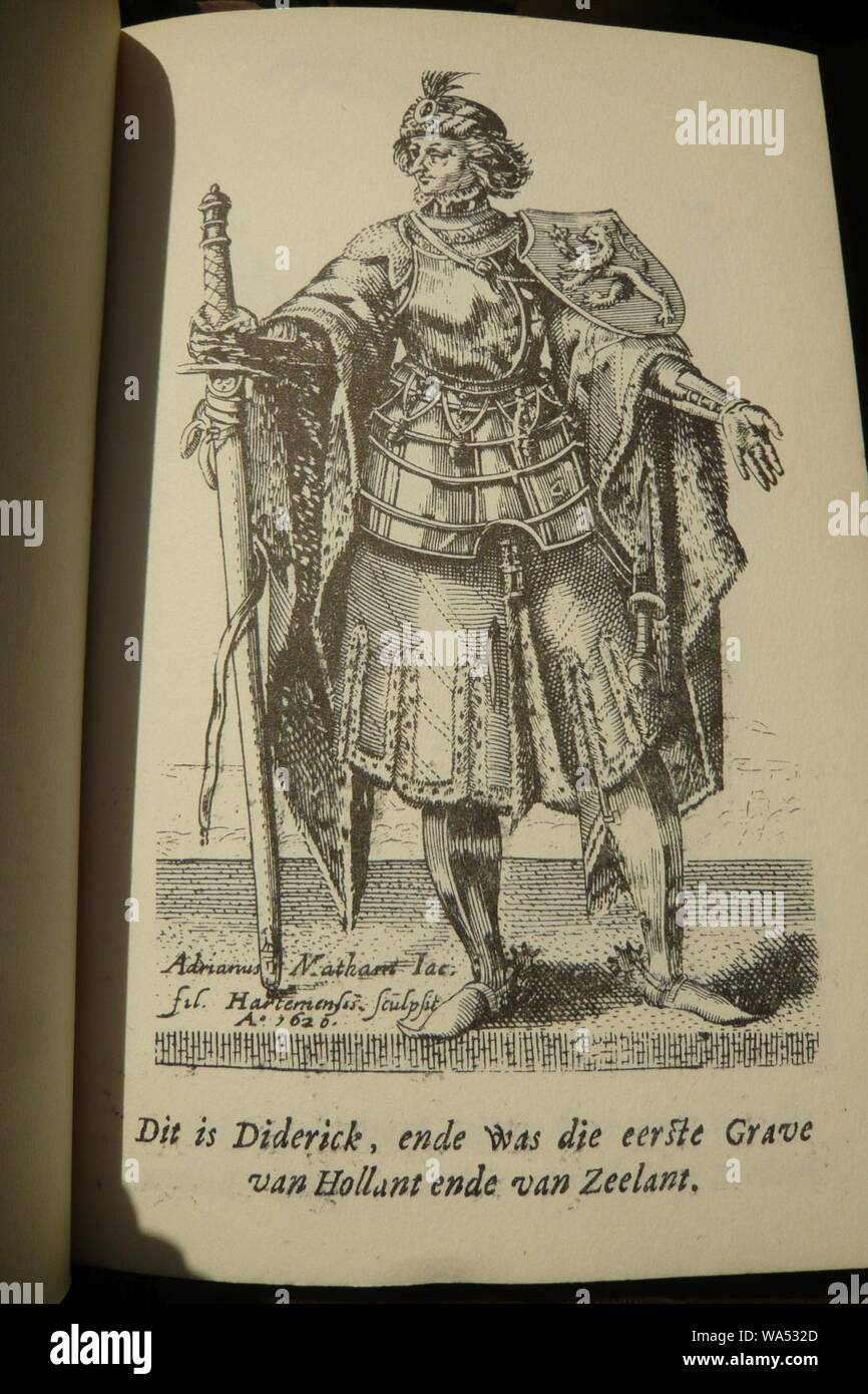 Diederick, ende was die eerste Grave van Hollant Stock Photo - Alamy