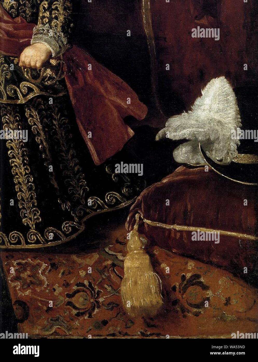 Diego Velázquez - Prince Baltasar Carlos with a Dwarf (detail Stock ...