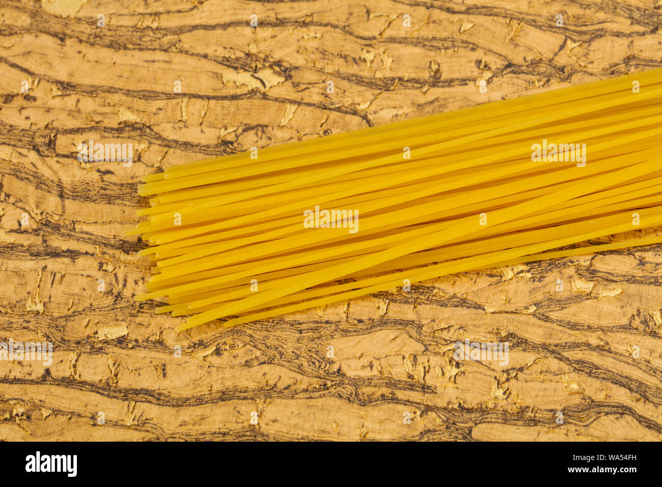 Dry raw spaghetti ready for bowling Stock Photo - Alamy