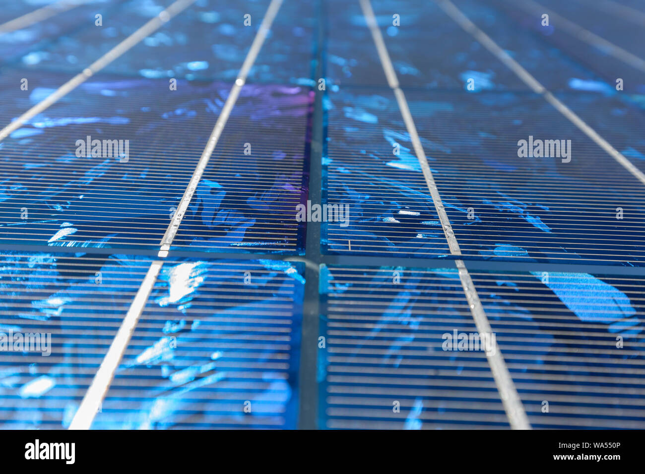 monocrystalline photovoltaic solar cell panels producing electricity ...