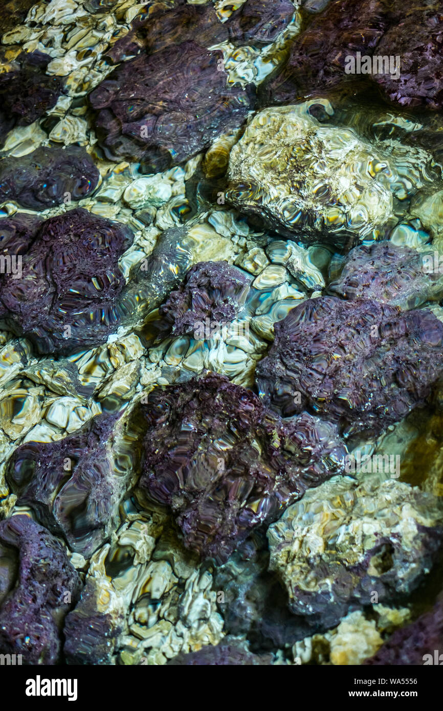 limestone rocks under water Stock Photo - Alamy