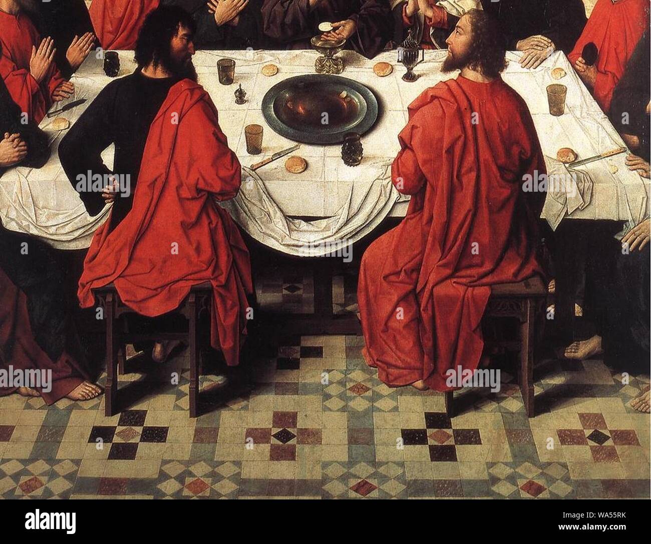Dieric Bouts - The Last Supper (detail Stock Photo - Alamy