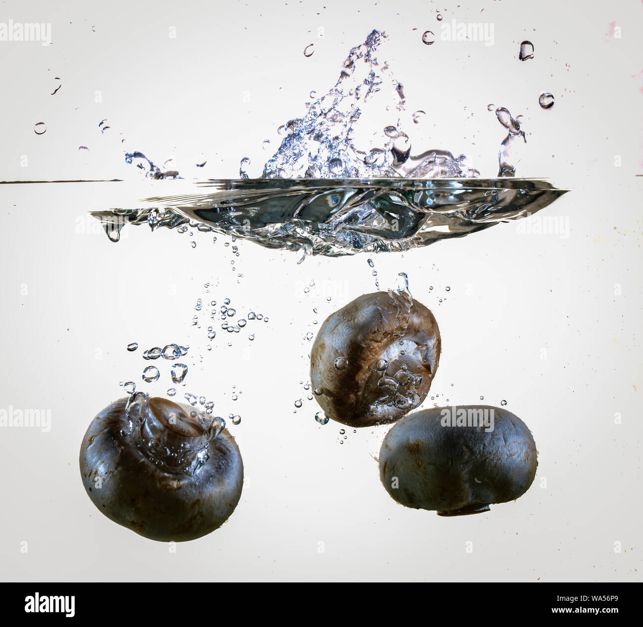 Blueberries dropping into water making a splash Stock Photo - Alamy