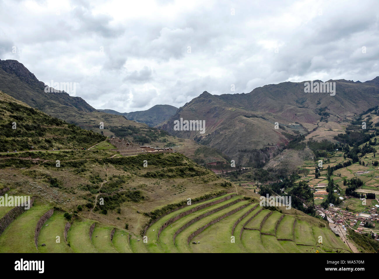 View at the agriculture Inca terraces used for plants farming ... View at the agriculture Inca terraces used for plants farming ...