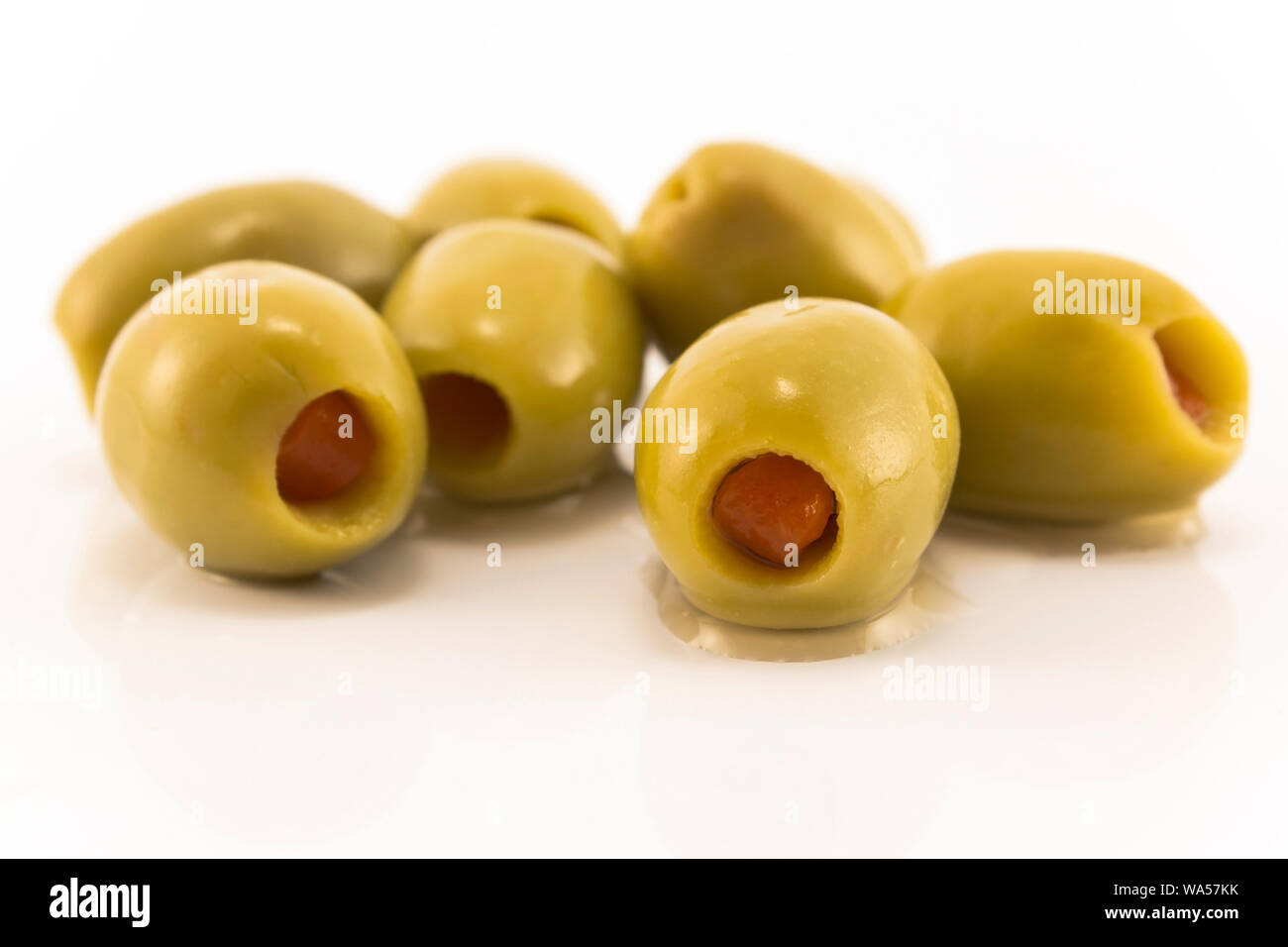 Olives stuffed with peppers hi-res stock photography and images - Alamy