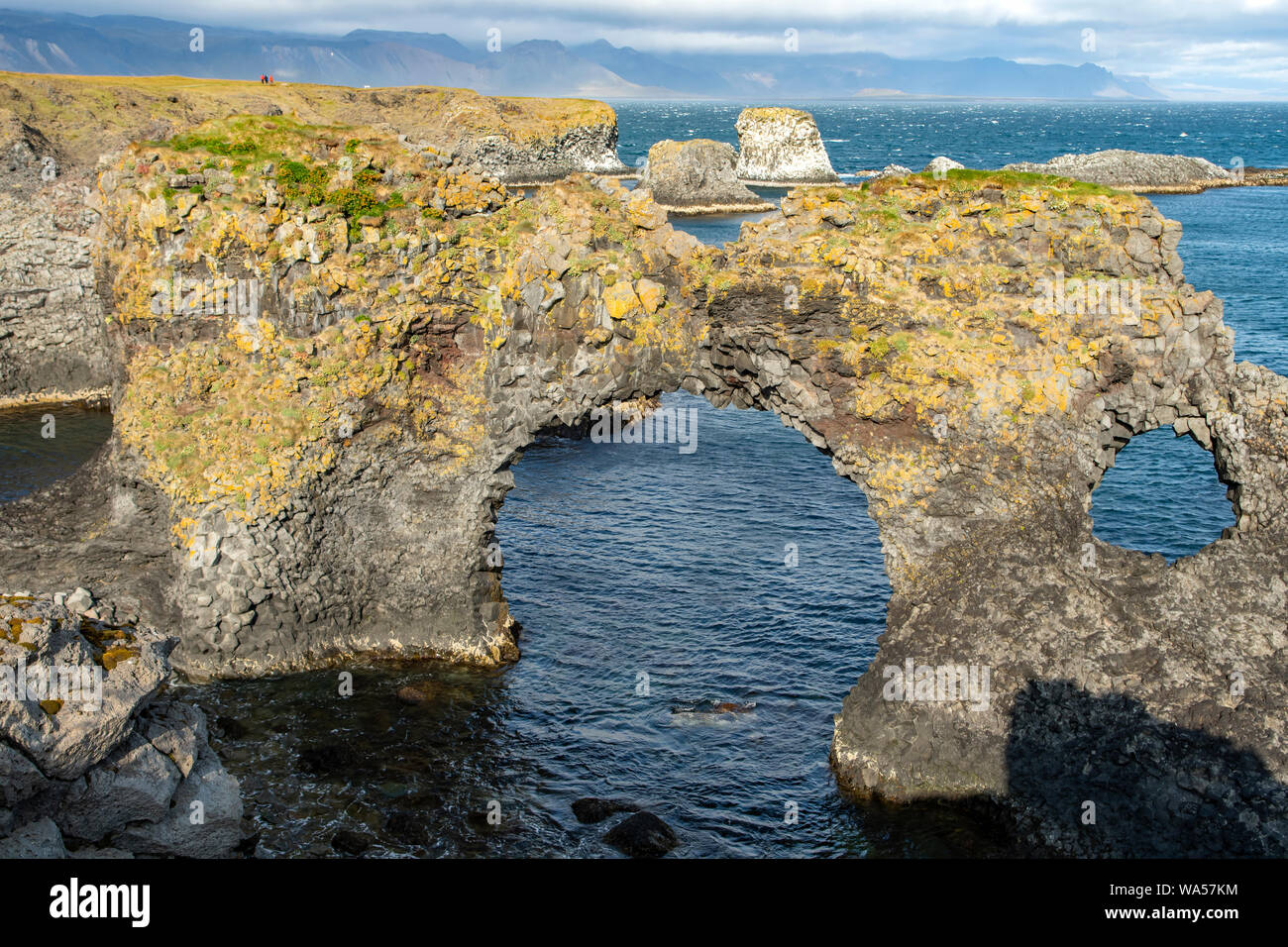 Gatklettur Arch, Arnarstapi, Iceland Stock Photo - Alamy