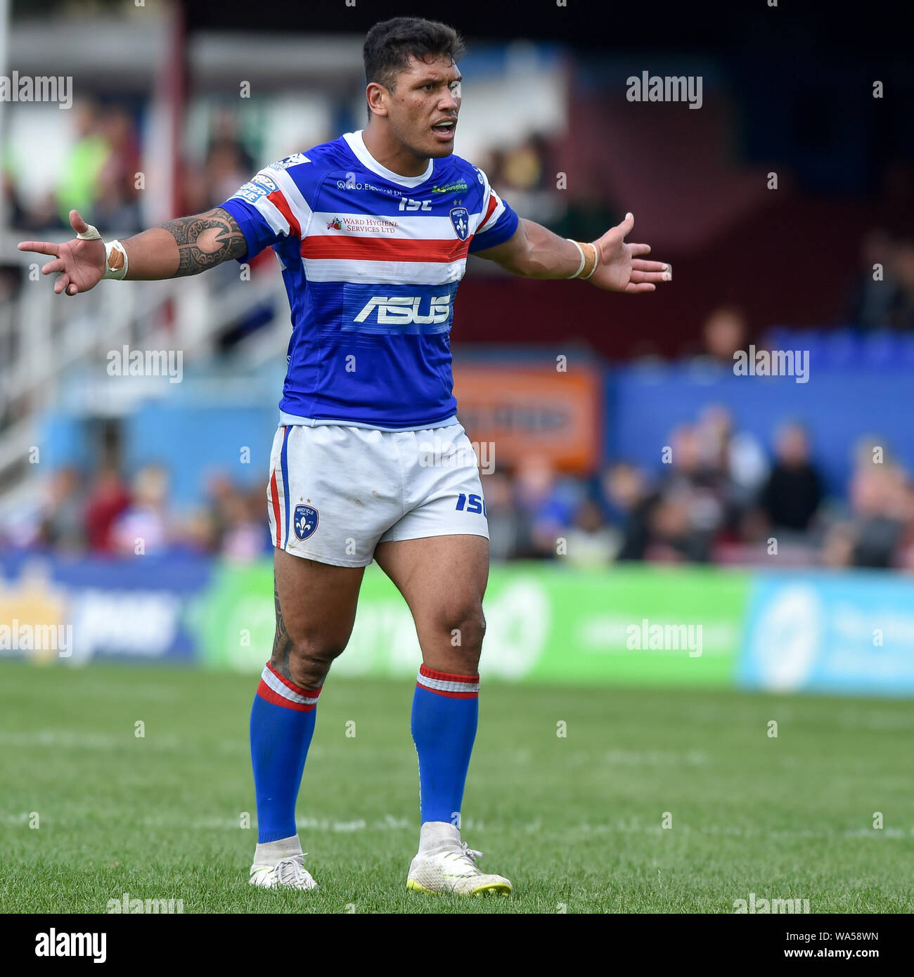 Wakefield, UK, 11 8 2019. 11 August 2019. Mobile Rocket Stadium ...