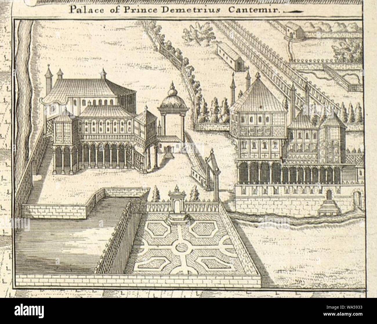 Dimitrie Cantemir Palace in Istanbul - Ortakoy Stock Photo - Alamy