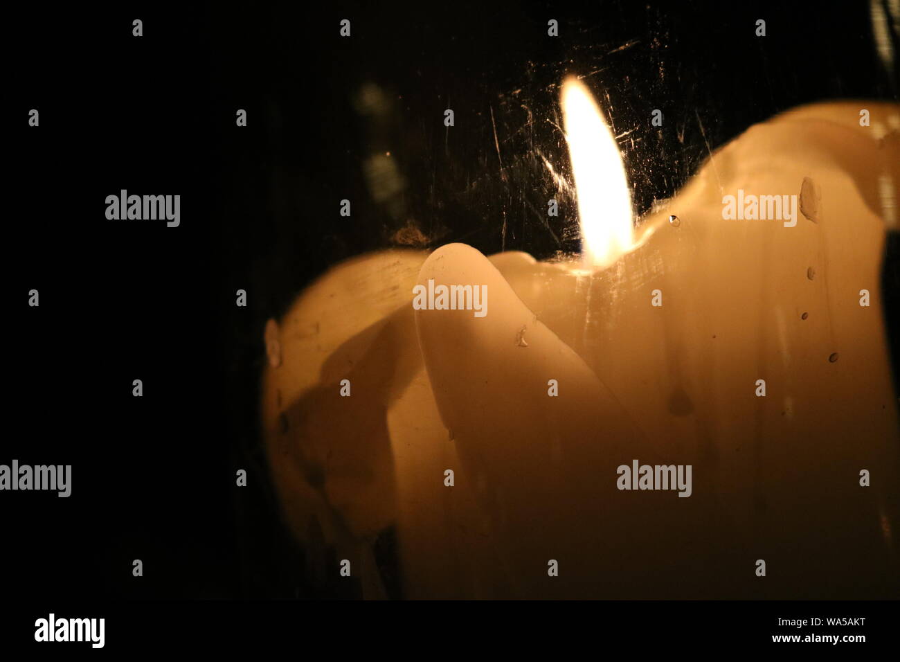 The light of the candle Stock Photo - Alamy