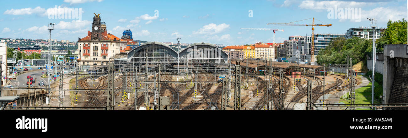 Prague Central Station, Czech Republic Stock Photo - Alamy