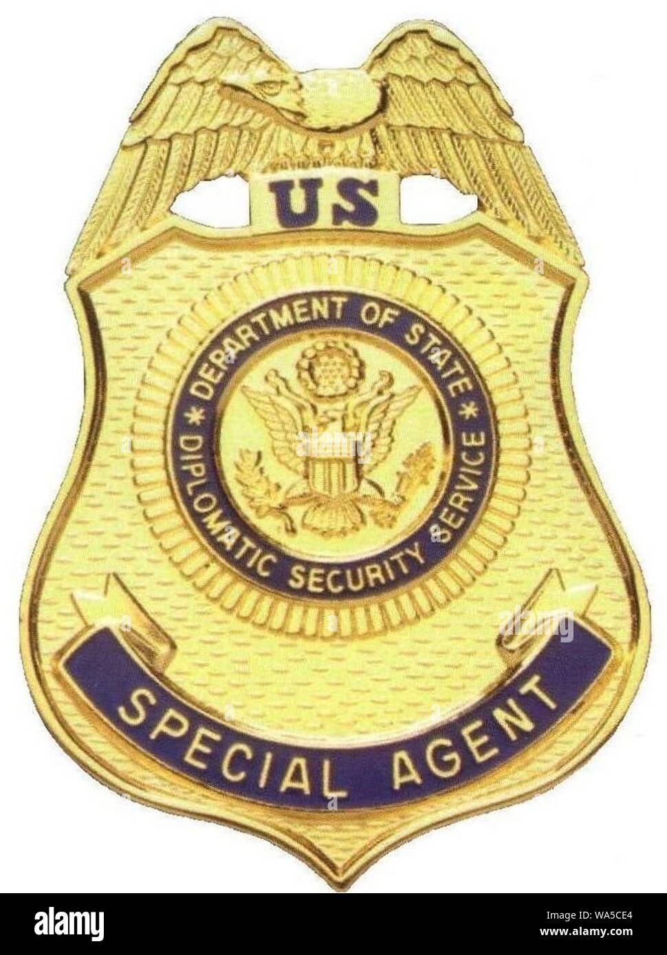 Diplomatic Security Badge Stock Photo - Alamy