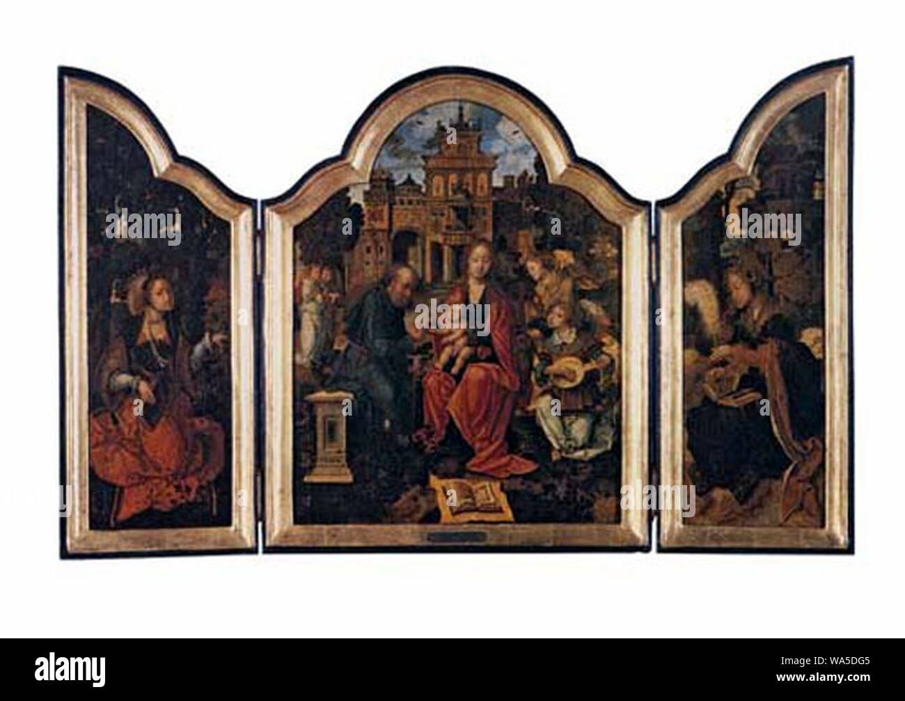 Dirck Jacobsz Vellert - Sagrada Familia Stock Photo - Alamy