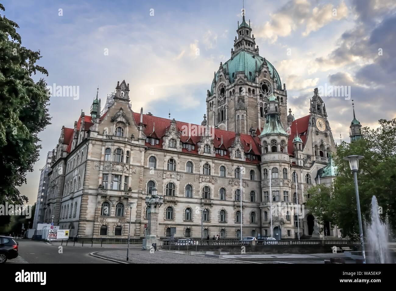 Hanover Town hall Stock Photo - Alamy