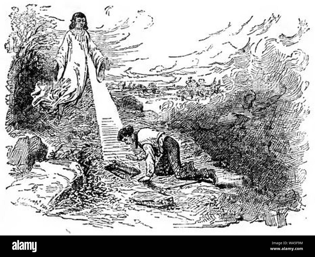 Discovery of the Gold Plates Stock Photo - Alamy