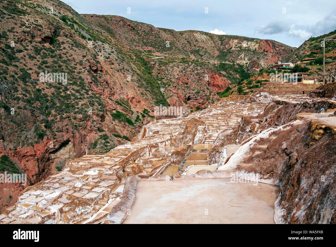 Ancient salt mines, Salineras of Maras : thousands of small pools dug ...