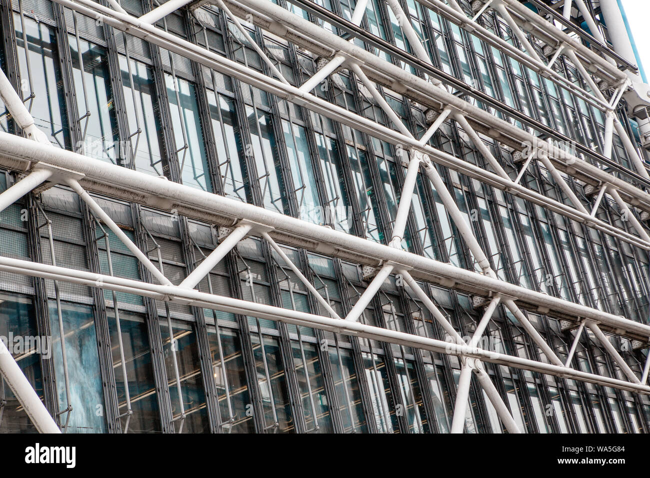 building exterior structure with pipes Stock Photo - Alamy