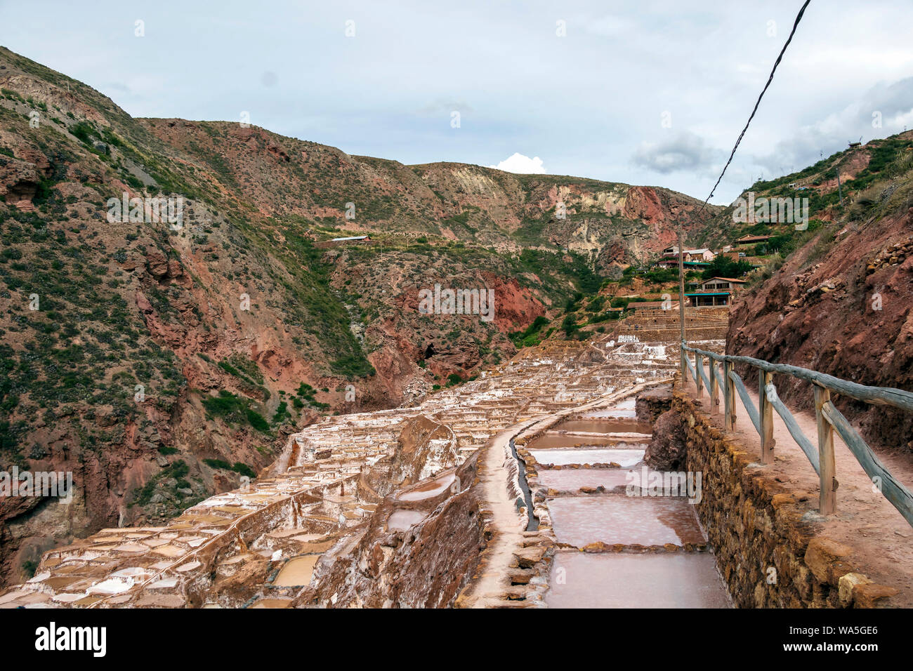 Ancient salt mines, Salineras of Maras : thousands of small pools dug ...