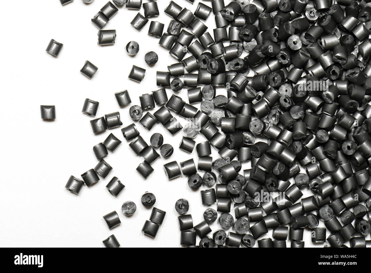 silver polymer resin granulate in lab Stock Photo - Alamy