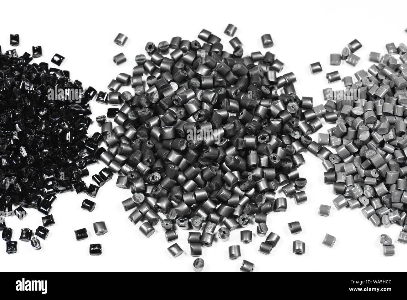 silver polymer resin granulate in lab Stock Photo - Alamy