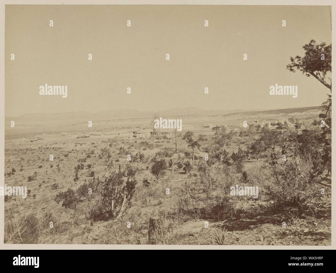 Distant view of Fort Wingate, New Mexico, 1873 - T. H. O'Sullivan ...