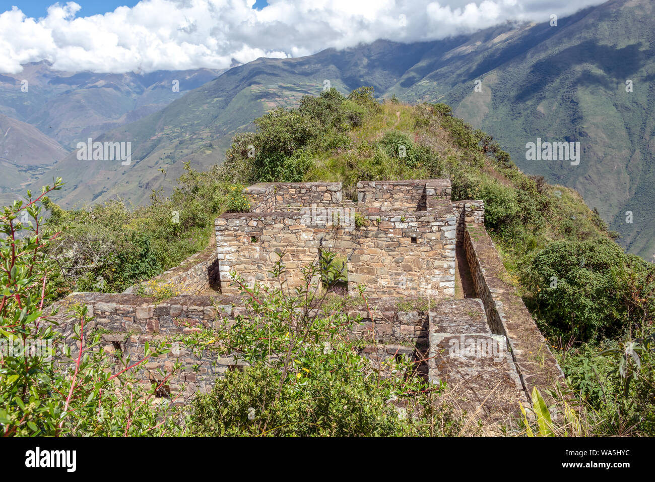 Choquequirao archeological complex site, one of the most remote Inca ...