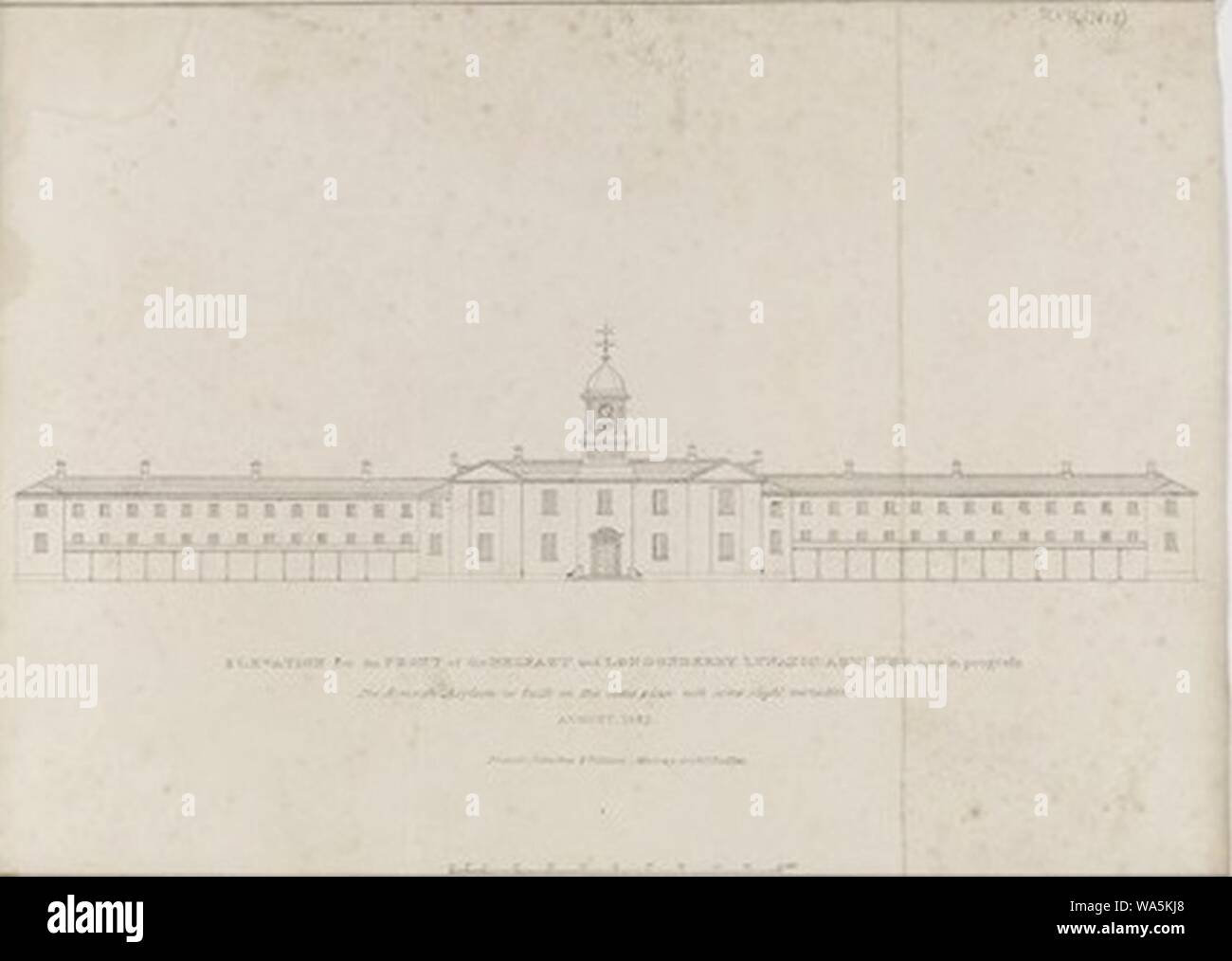 District Lunatic Asylum Falls Road Belfast and the District Lunatic ...