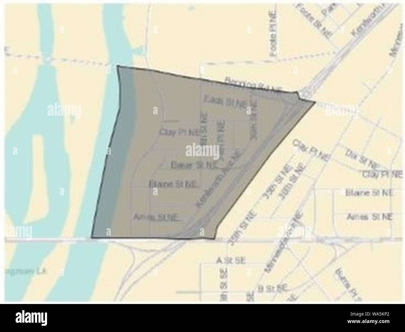 Tract map hi-res stock photography and images - Alamy