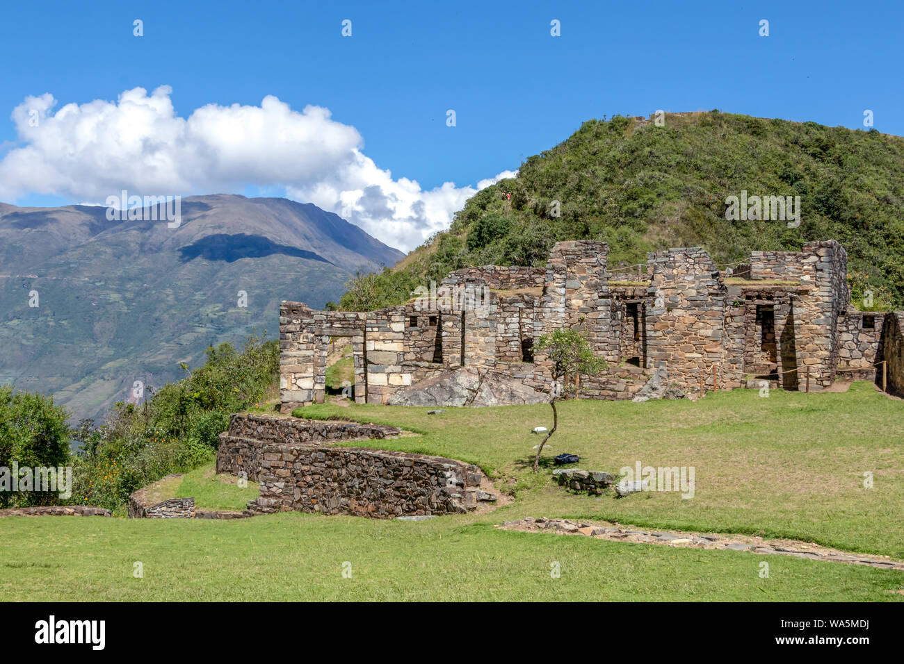 Choquequirao archeological complex site, one of the most remote Inca ...