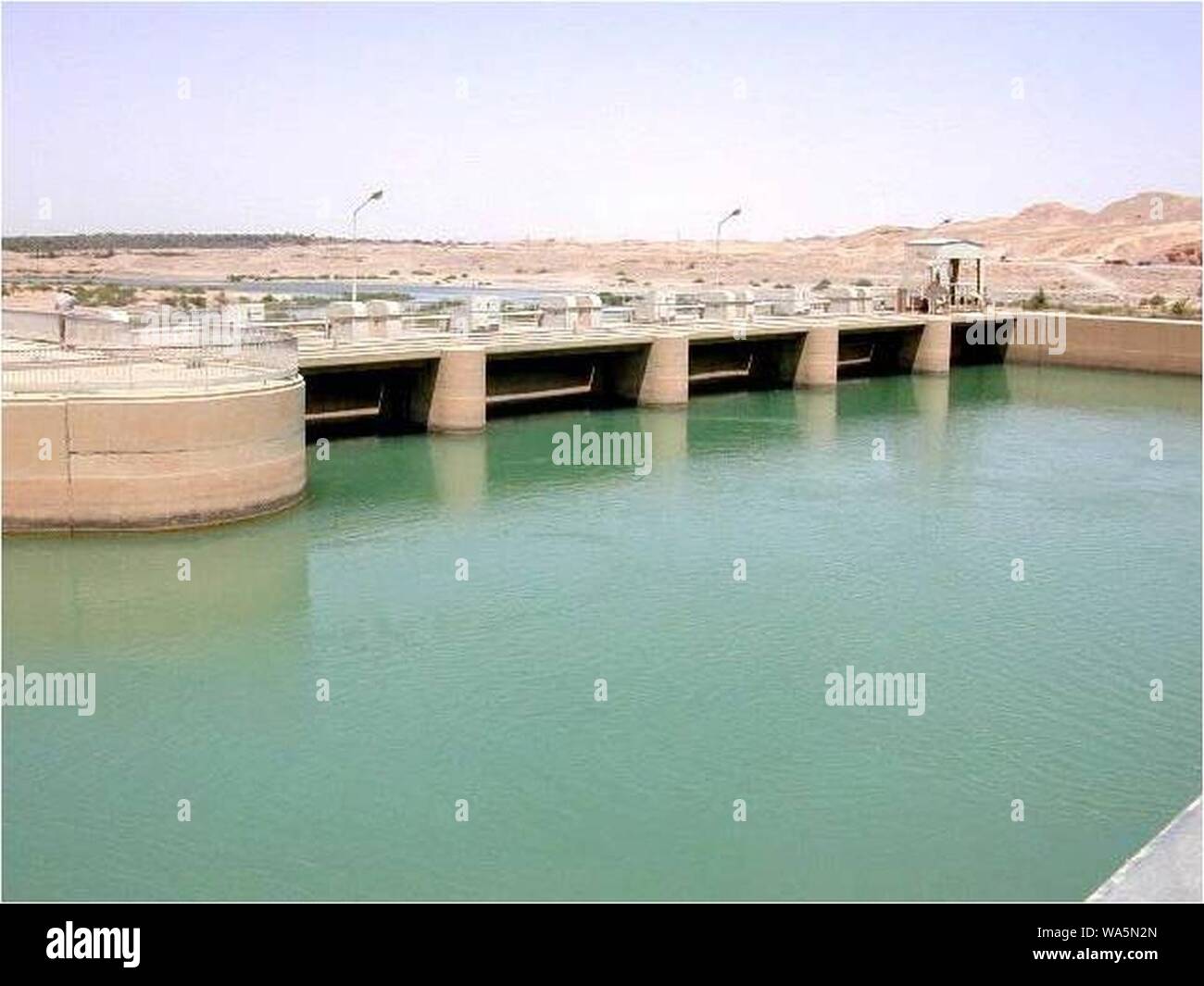 Diyala Weir2 USACE NWD Stock Photo - Alamy