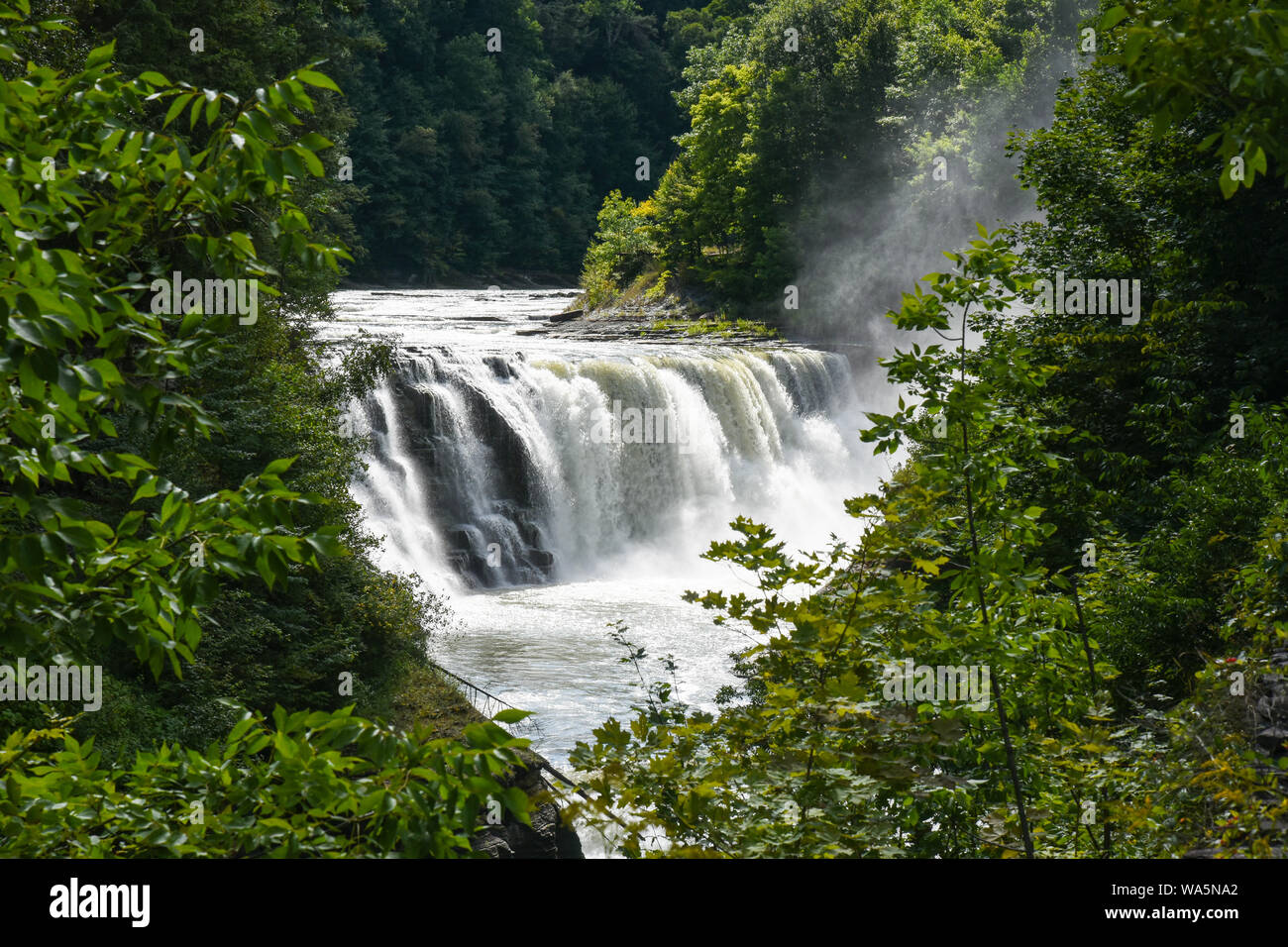 Lower falls the genesee river hi-res stock photography and images - Alamy