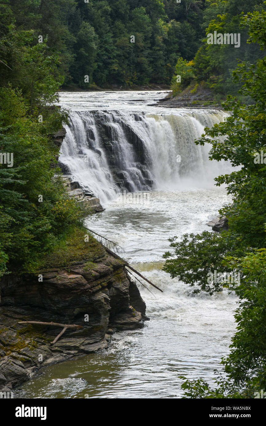 Lower falls the genesee river hi-res stock photography and images - Alamy