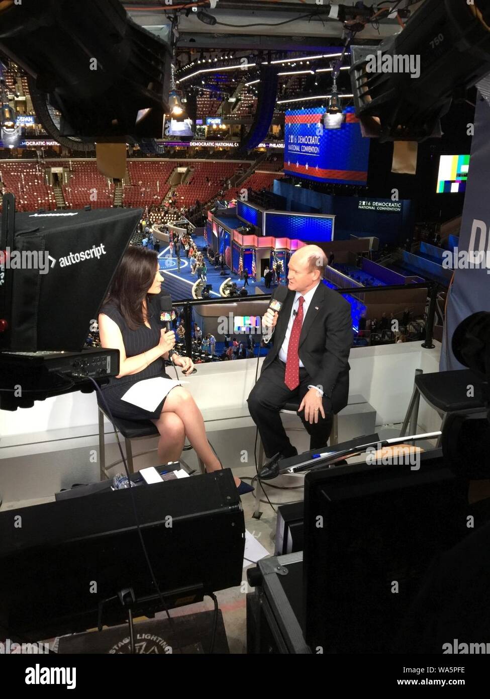 DNC CNBC Melissa Caruso Cabrera (28237737264 Stock Photo - Alamy