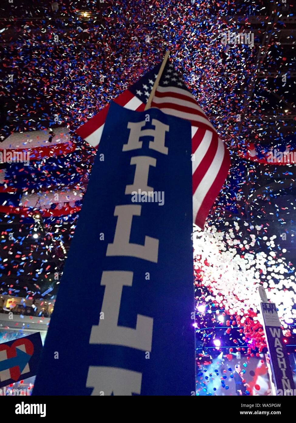 DNC Hillary Sign (28608052680 Stock Photo - Alamy