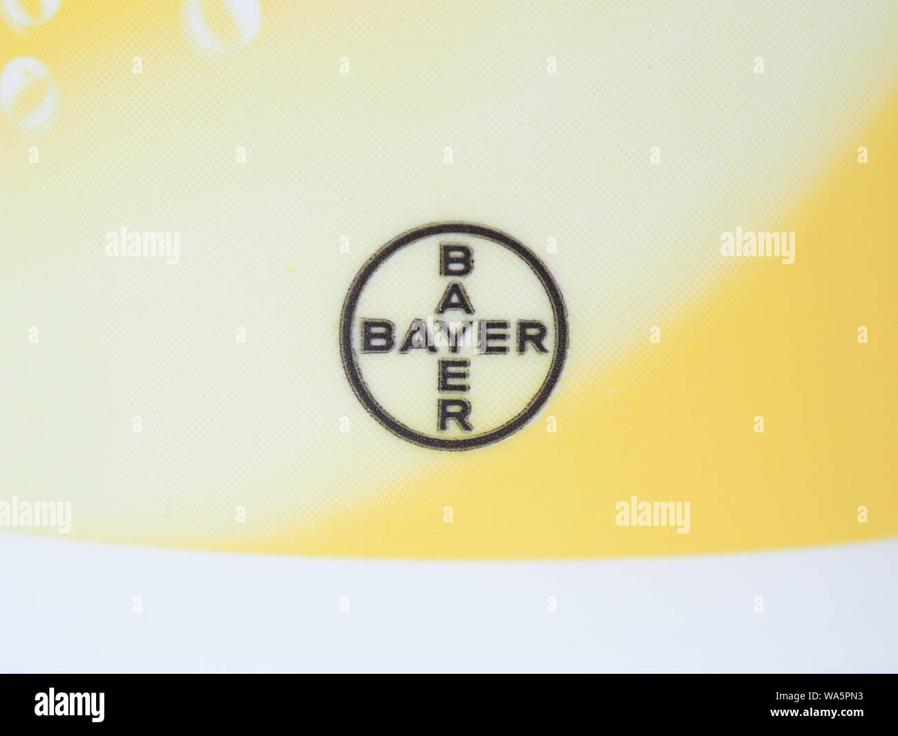 DUESSELDORF, GERMANY - CIRCA AUGUST 2019: Bayer sign Stock Photo - Alamy
